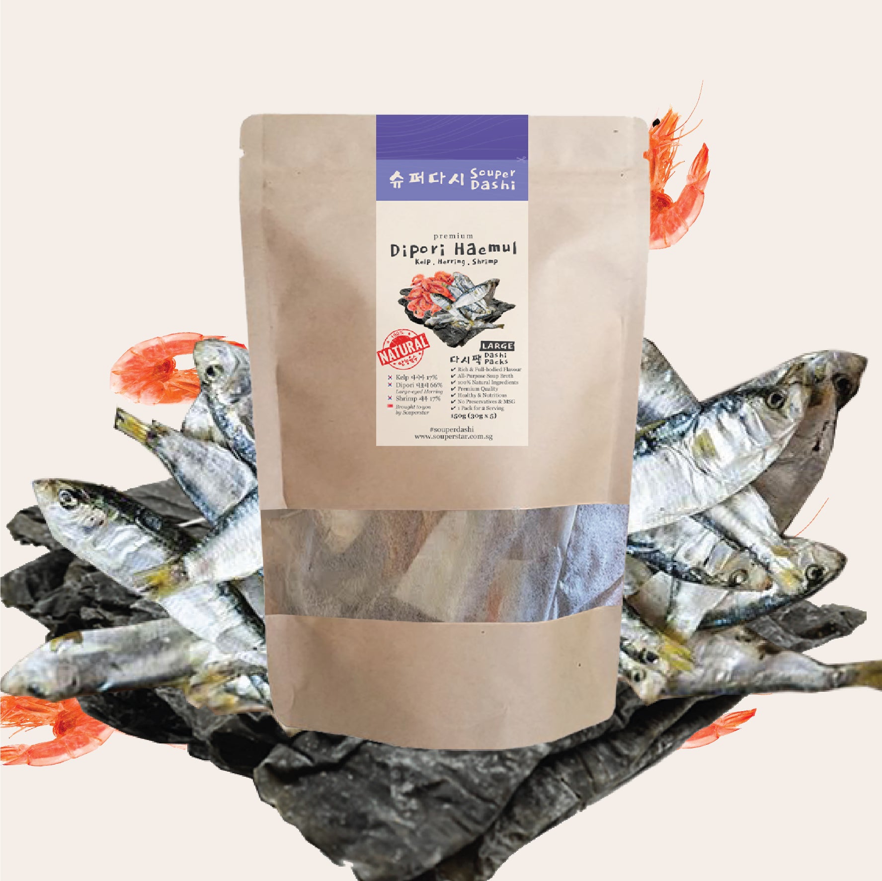 Premium - Dipori Haemul (Large) (30g x 5ea) – souperhomecook
